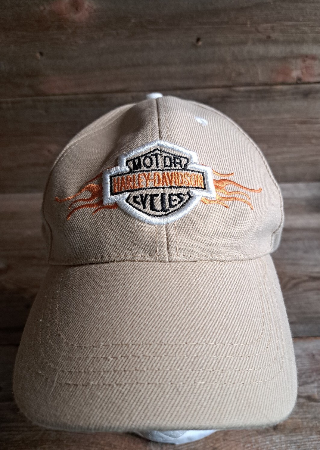 Harley Davison Motor Cycles Ball Cap Hat Strap Close … - Gem