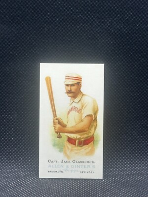 2006 Topps and Ginter Baseball #319 Captain JACK GLASSCOCK * MINI ...