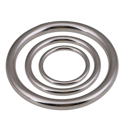 304 STAINLESS STEEL ROUND O RING - WEBBING ROPE MOORING ID 15-150mm | eBay