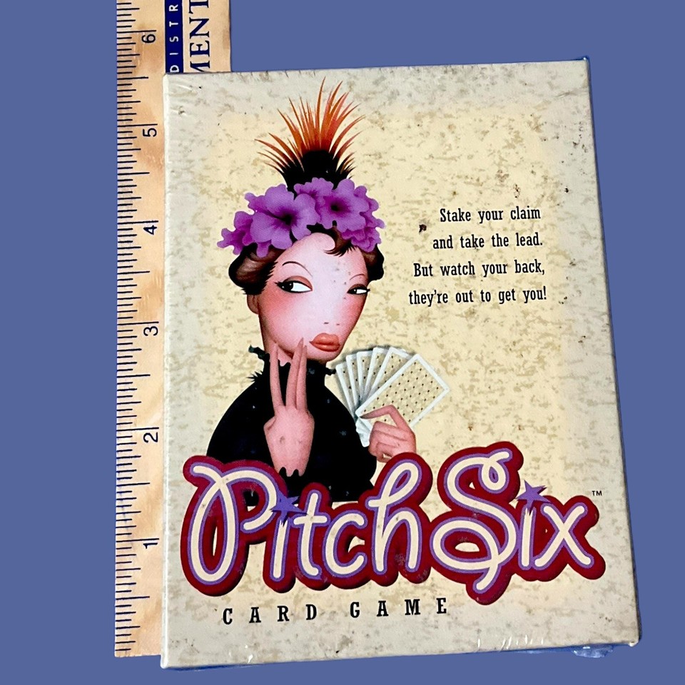 Vtg Pitch Six Card Game from Parker Brothers Hasbro 2002 SEALED New Old ...