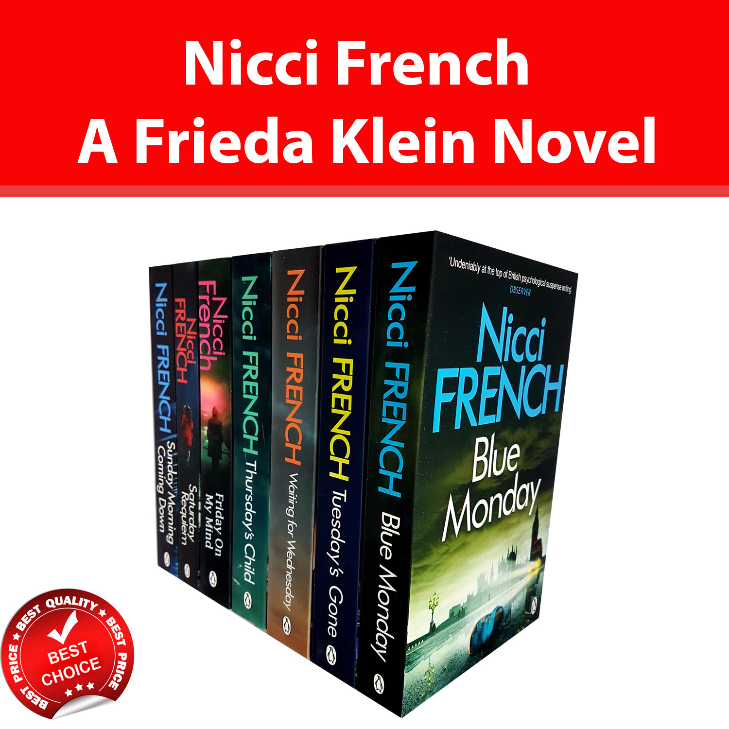 A Frieda Klein Novel Series Nicci French 1-7 Books collection set Pack ...