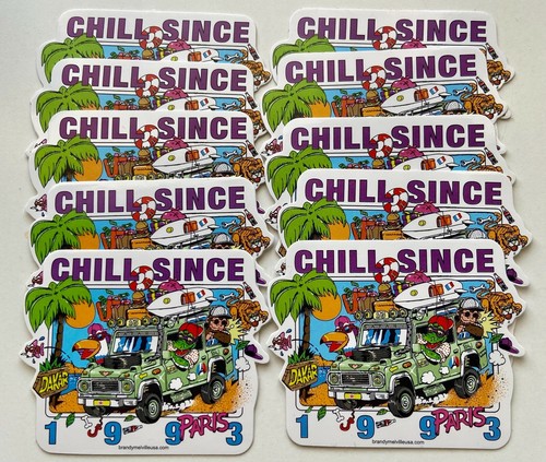 STICKERS - Brandy Melville "CHILL SINCE 1993: PARIS" | eBay