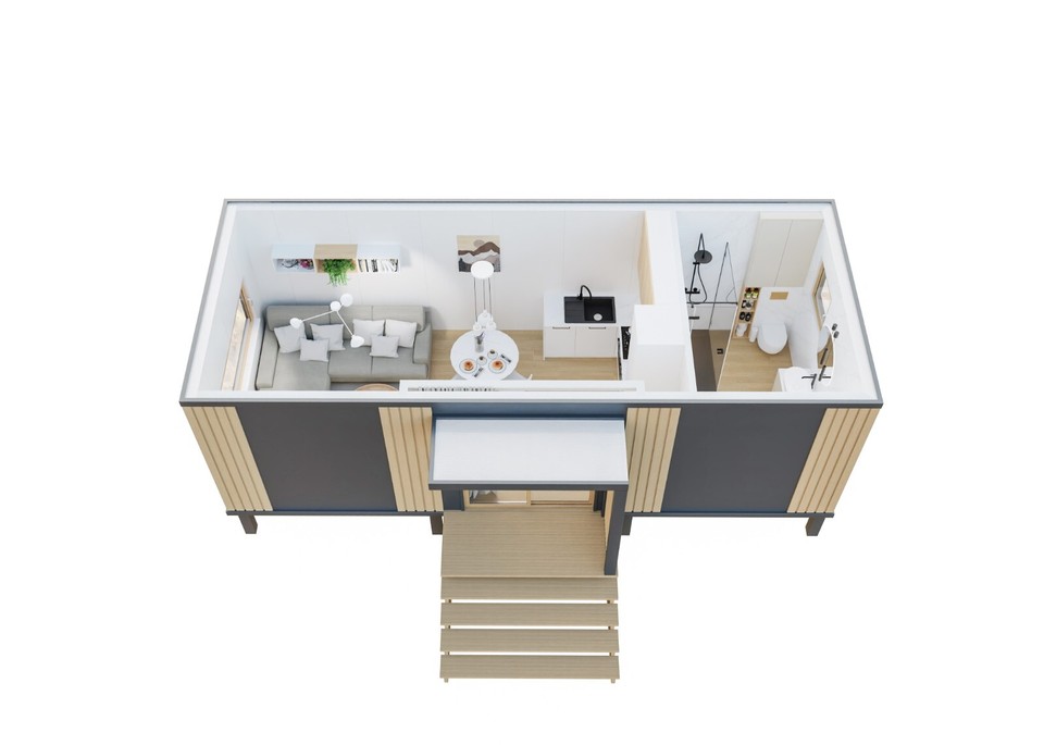 Tiny house, mobile holiday home with equipment | eBay