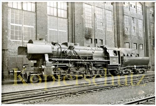 Original Werkfoto - Henschel 1948 28 282, DB 52 129, Erst-Bw Minden ...