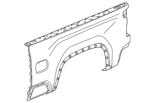 Genuine GM Passenger Side Pickup Box Outer Side Panel 84835375 | eBay