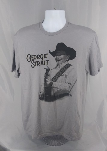 George Strait Tour T-shirt Double Sided Unisex Adult Large Gray Country ...
