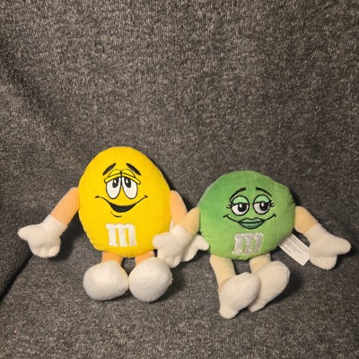 M&M Stuffed Plushies Red, Yellow, Blue, Green, Brown, Orange (Assorted ...