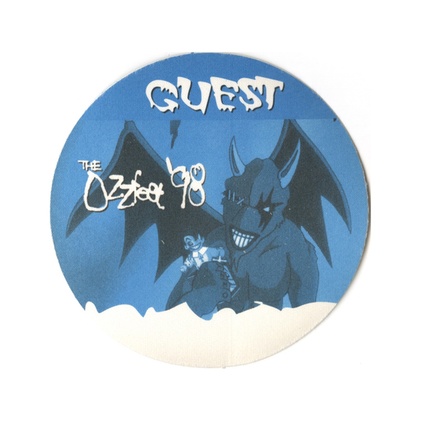 Ozzy Osbourne 1998 Ozzfest Tour Tool Megadeth Soulfly Band Guest ...