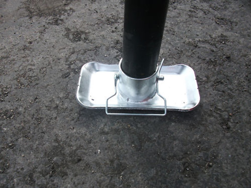 ZINC Sand FOOT PAD Jack Stop Stabilizer Stand rv trailer camper cargo ...