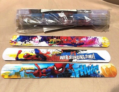 Spider-Man Slap Bracelets 48 Count 3 Designs SmileMakers Marvel NEW | eBay