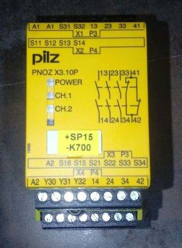 PILZ PNOZ X3.10P C 24VACDC 3n/o 1n/c 1so SICHERHEITSSCHALTGERÄT | eBay.de