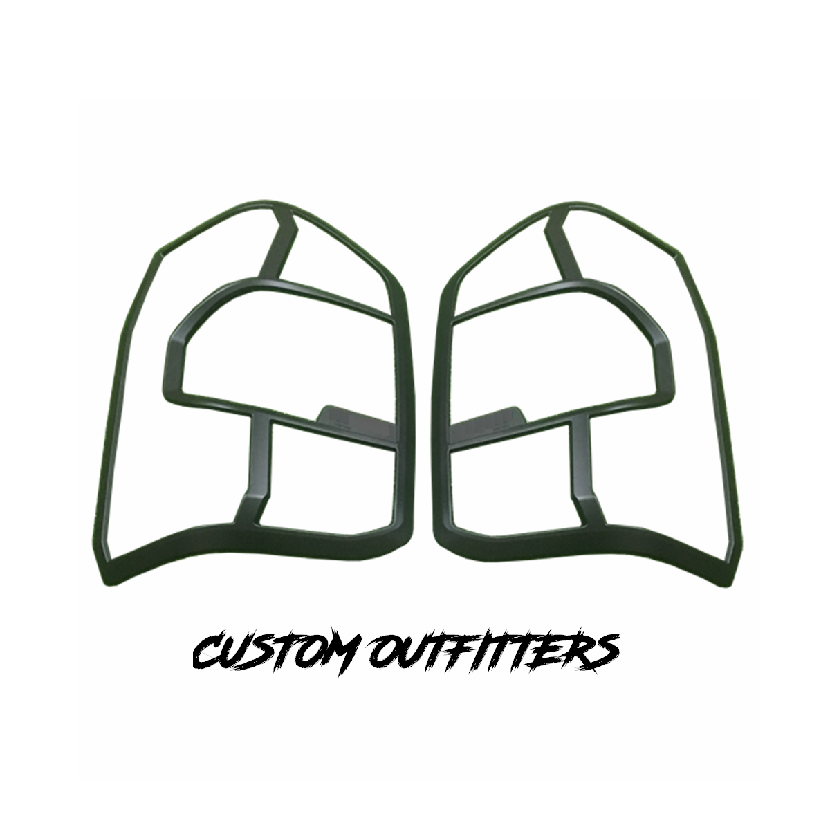 Black Cosmetic tail light trims to suit NEXT GEN Ford Ranger 2023 ...