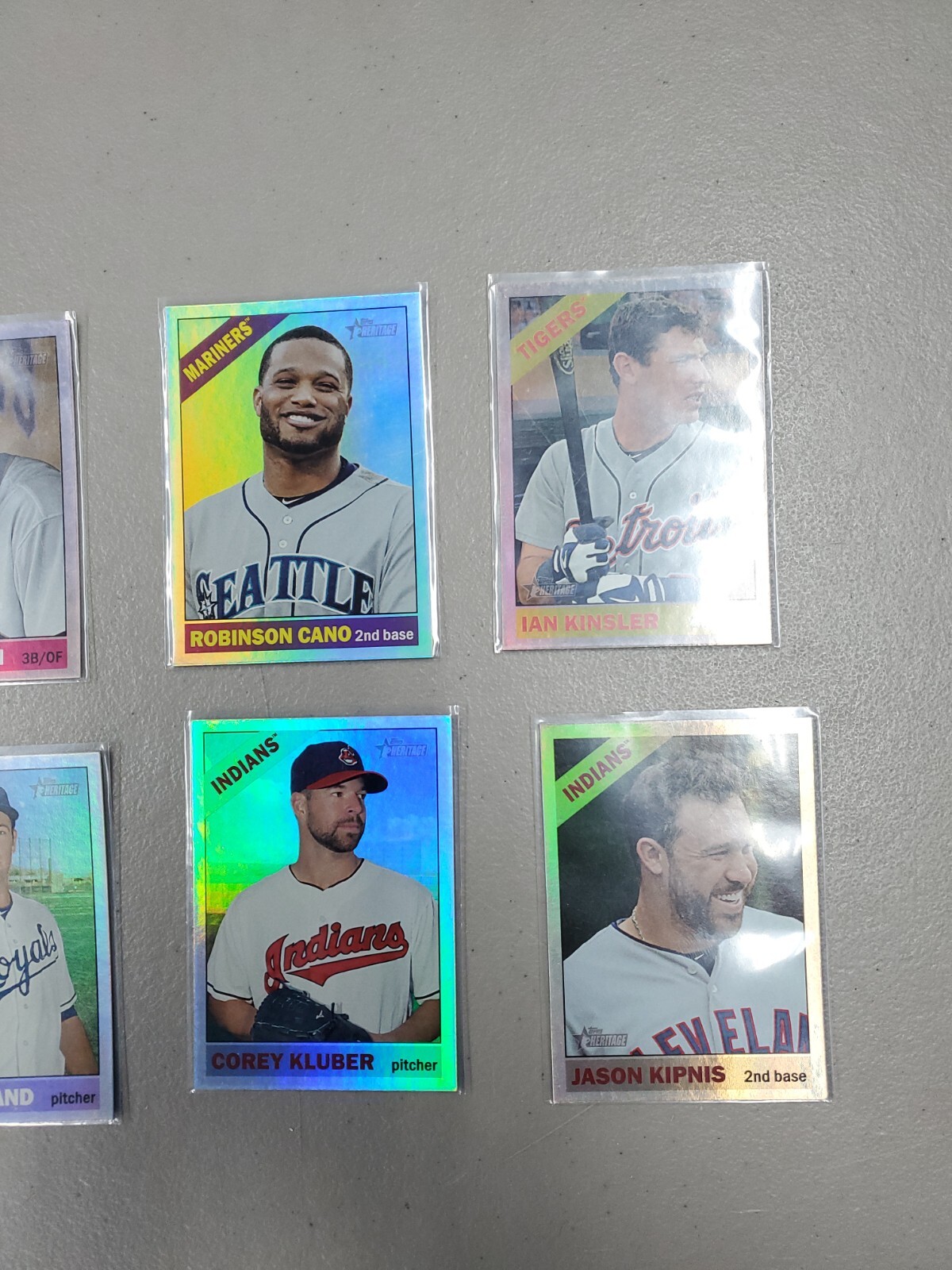 Lot (8) Different 2015 Topps Heritage Baseball HoloFoil Cards | eBay