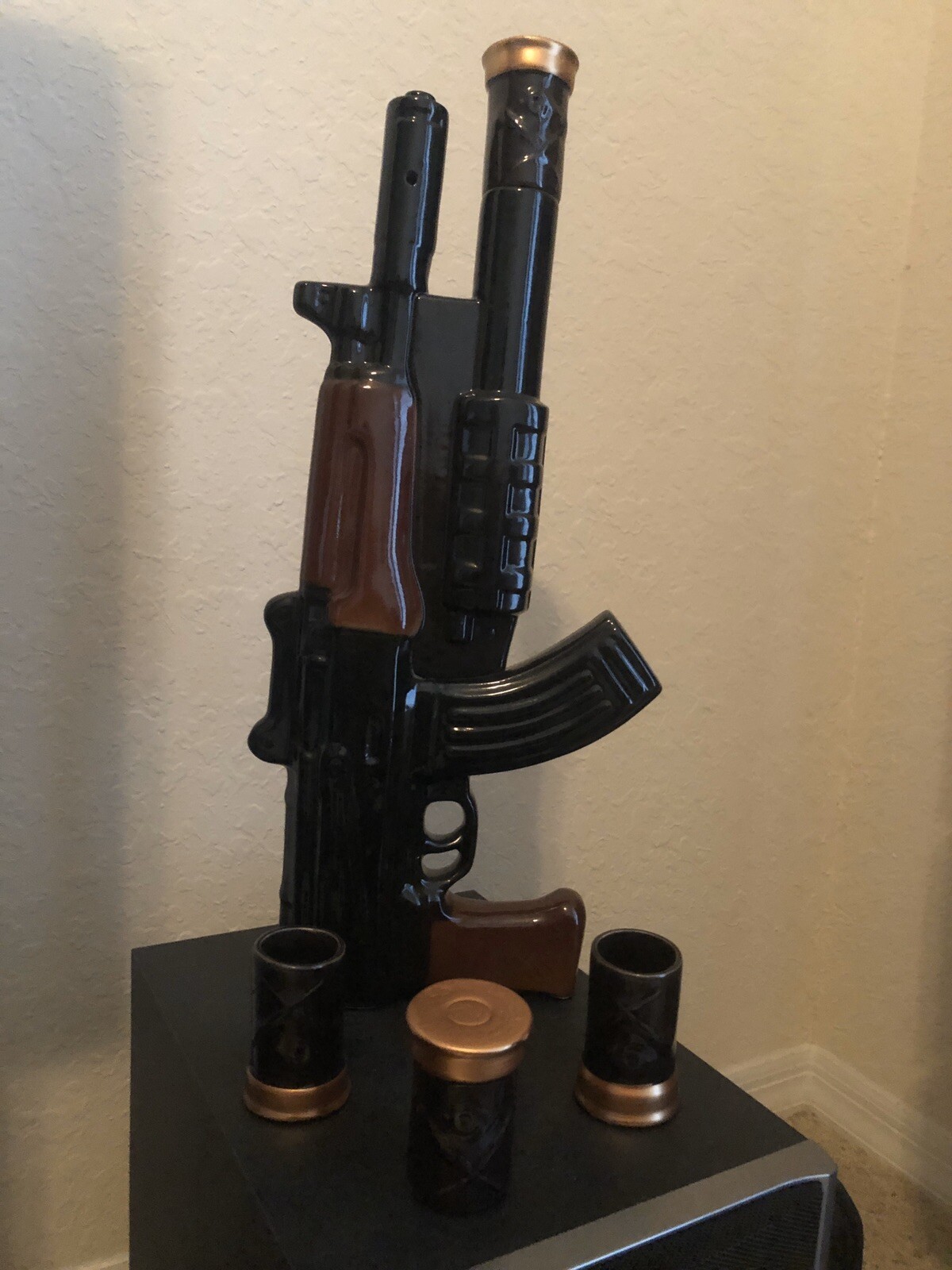 AK47/ AK74 Vodka Bottle with 4 Shot Glasses | eBay