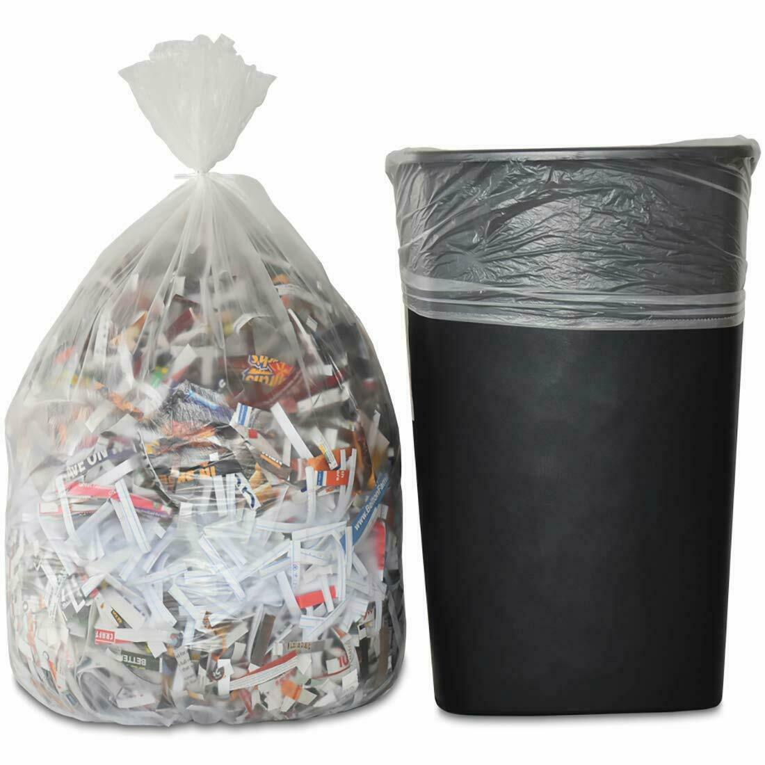 Grey Clear Garbage Bags