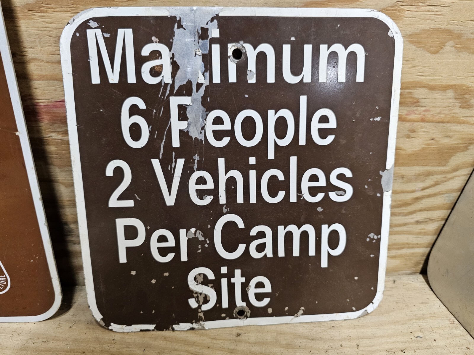 RARE - Large Vintage Decommissioned US Forest Service Sign..30inx18in ...