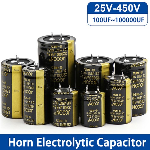 25V~450V Aluminum Electrolytic Capacitor 100UF~100000UF For Audio Hifi ...