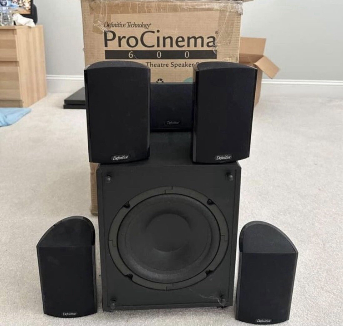 Definitive Technology ProCinema 600 Speaker System - Black 93207052736 ...