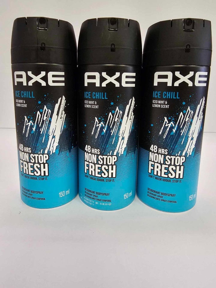 New Axe Spray Men Deodorant Body Spray 48 Hours Assorted 150ML (3 or 6 ...