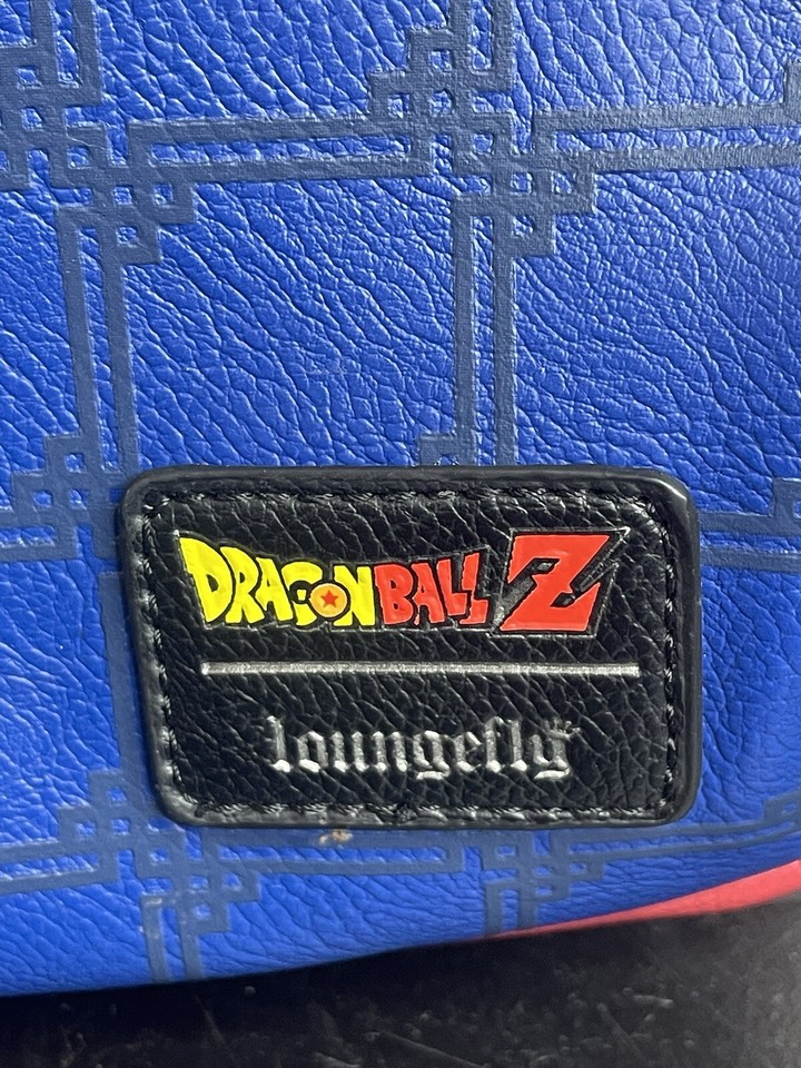 Loungefly Dragon Ball Z Mini Backpack Bag Goku Blue With Red Trim | eBay