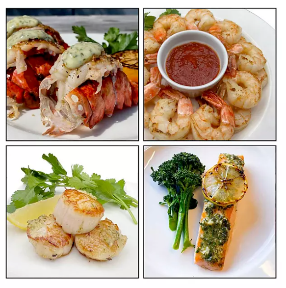 Seafood Sampler Assortment Box (5.75 lbs.) | eBay