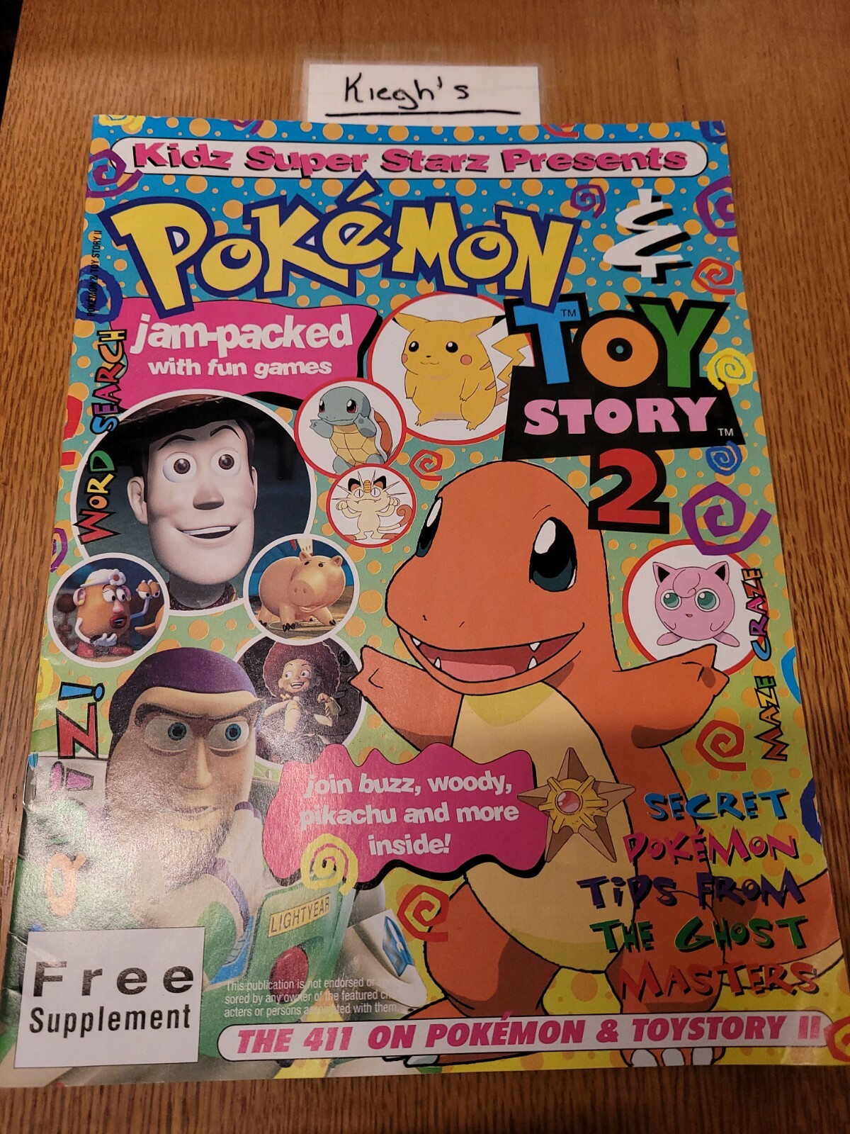 Kidz Super Starz Presents: Pokemon & Toy Story 2 Magazine *Charmander ...