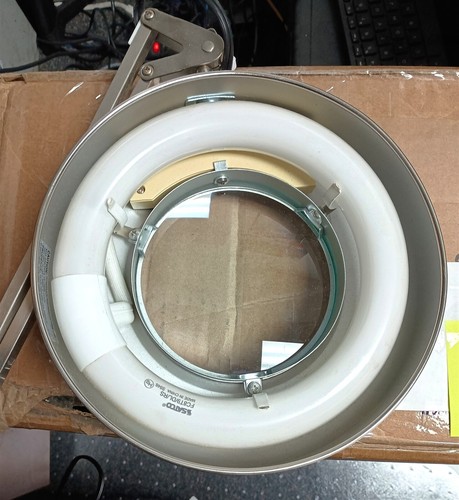 Intertek Magnifier Clamp Desk Table Light Articulating Work Task Lamp ...