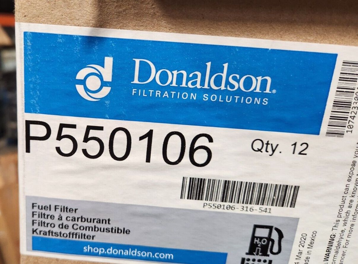 DONALDSON P550106 - Fuel filter cross reference