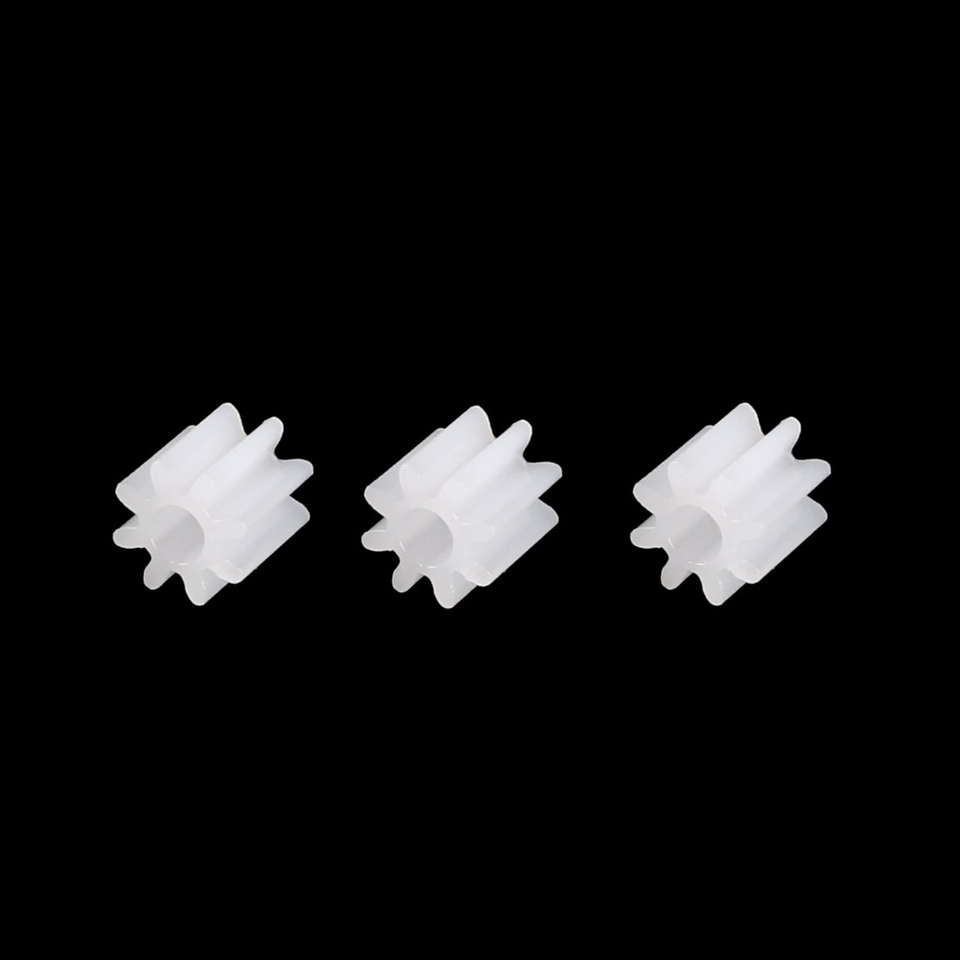 Uxcell 50Pcs Plastic Gears 8 Teeth Model 082A Reduction Gear Plastic ...