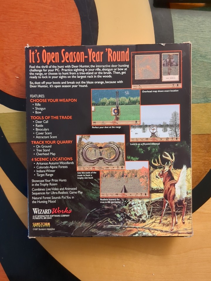 Video Game PC 1997 Deer Hunter Interactive Hunting Experience NEW ...