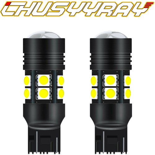 2X T20 7443 15 SAMSUNG LED DUAL FILAMENT CAR BRAKE STOP TAIL LIGHT BULB ...