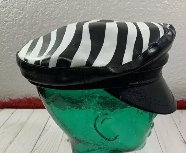 Vintage 90s WWF HBK Heartbreak kid Shawn Michaels Zebra Print Hat Small ...