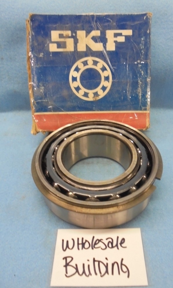 SKF 5214 EZ ANGULAR CONTACT BEARING, 70 MM X 125 MM X 1.5625", 5214 E ...