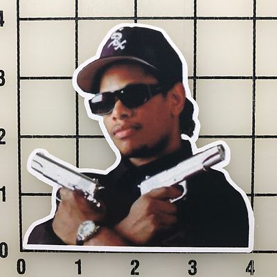 Eazy-E 4" Wide Multi-Color Vinyl Decal Sticker - BOGO | eBay