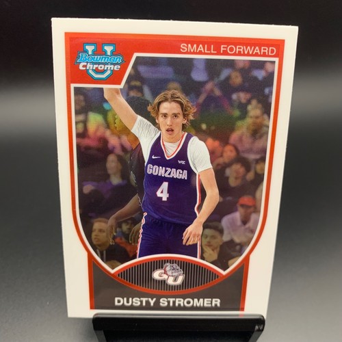 2023-24 Bowman Chrome U #07B-7 Dusty Stromer 2007 Throwback Gonzaga ...