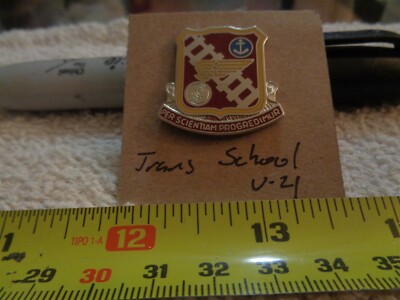 Transportation School V-21 Unit Crest, DI, DUI (DRAW#C8) | eBay