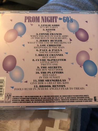 PROM NIGHT - CD -The 60's | eBay