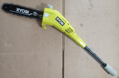 NEW RYOBI RY40051 40V Cordless 10" Pole Chain Saw Attachment Tool Only ...