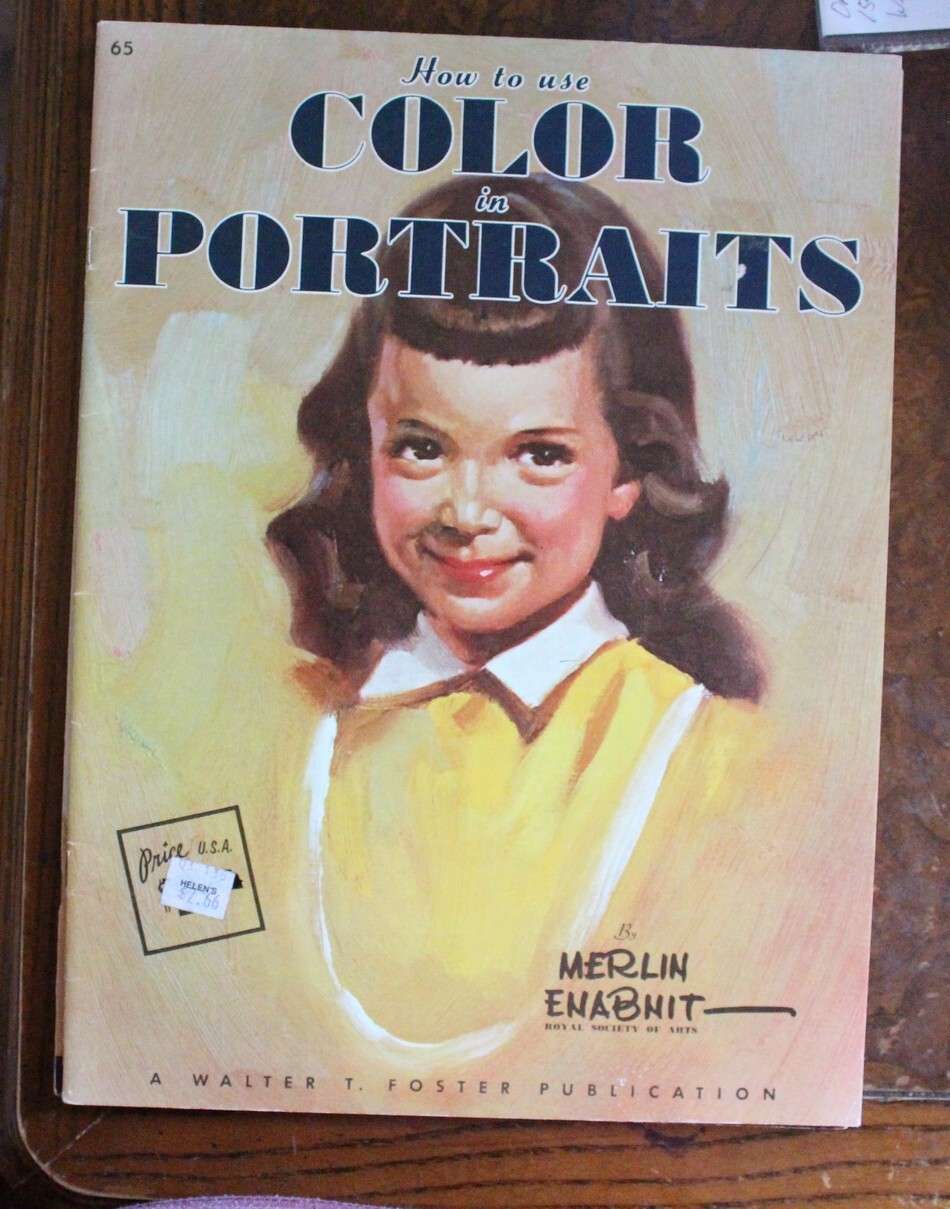 Walter T Foster COLOR IN PORTRAITS Vintage How to Art Book #65! | eBay
