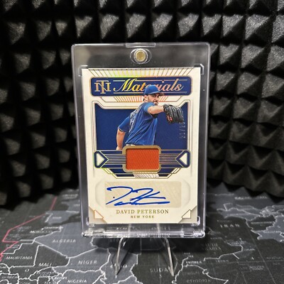 2022 Panini National Treasures - NT Materials Sig #NMS-DP David ...
