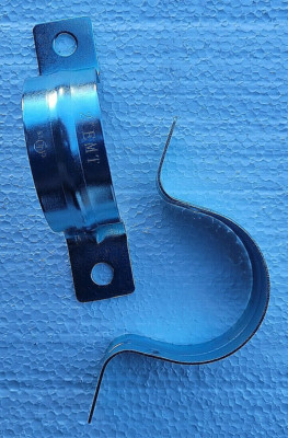 2 In. Standard Fitting Rigid EMT 2-Hole Conduit Straps (25-Pack) SEE ...