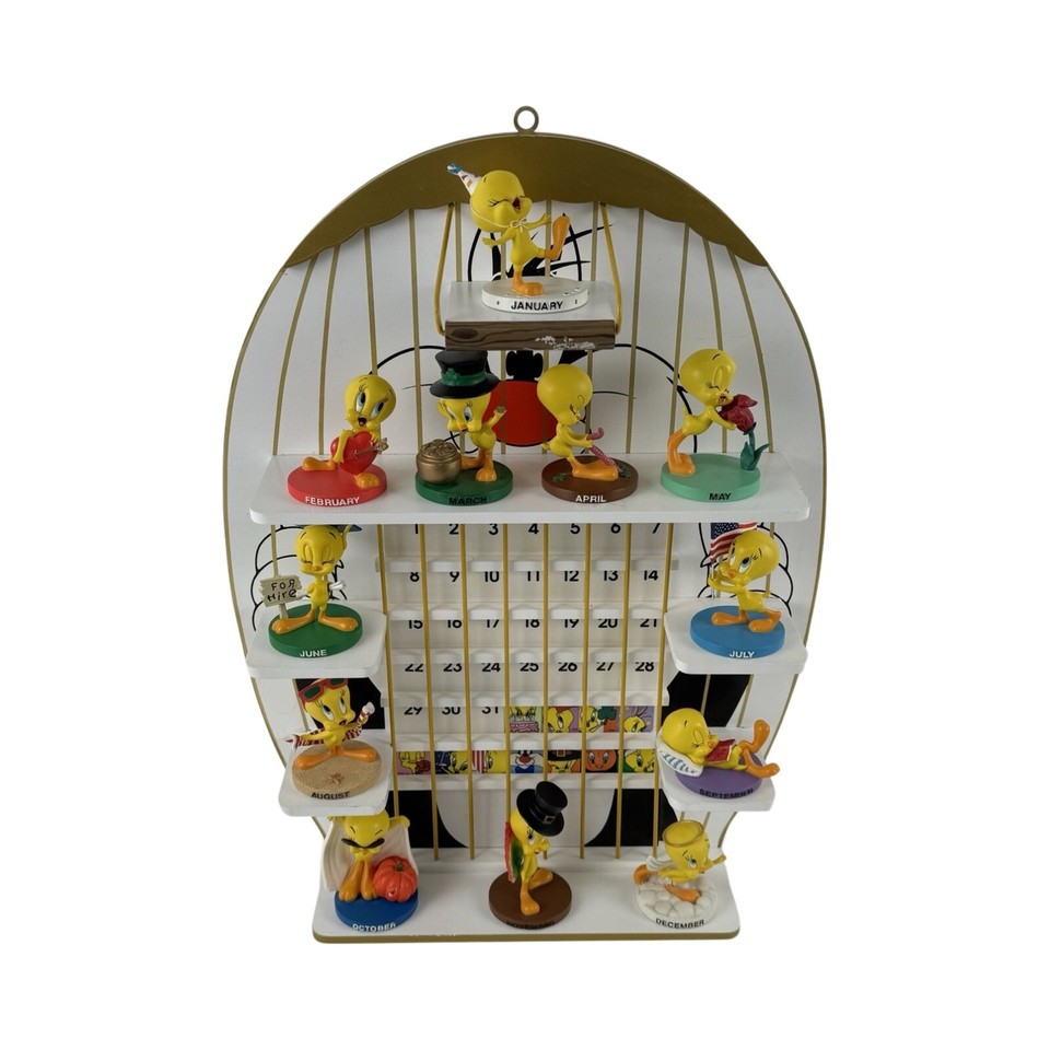 Danbury Mint Looney Tunes Tweety Bir Perpetual Calendar - Complete Set ...
