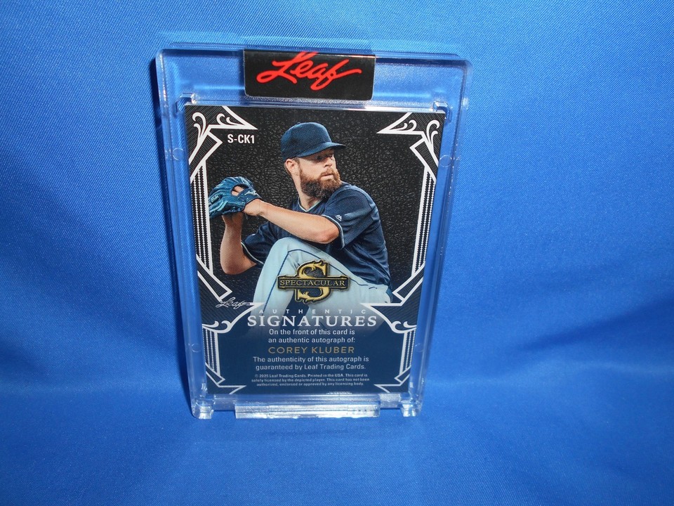 2025 LEAF SPECTACULAR AUTO COREY KLUBER AUTOGRAPH 27/30 AL CY | eBay