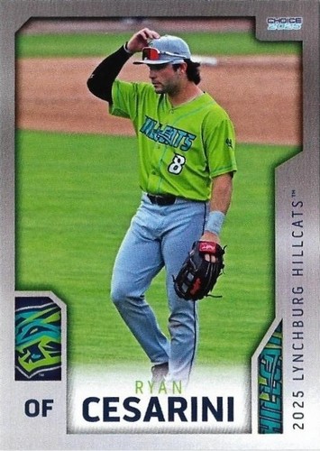 RYAN CESARINI 2025 Choice Lynchburg Hillcats #25 St. Joseph's Hawks ...