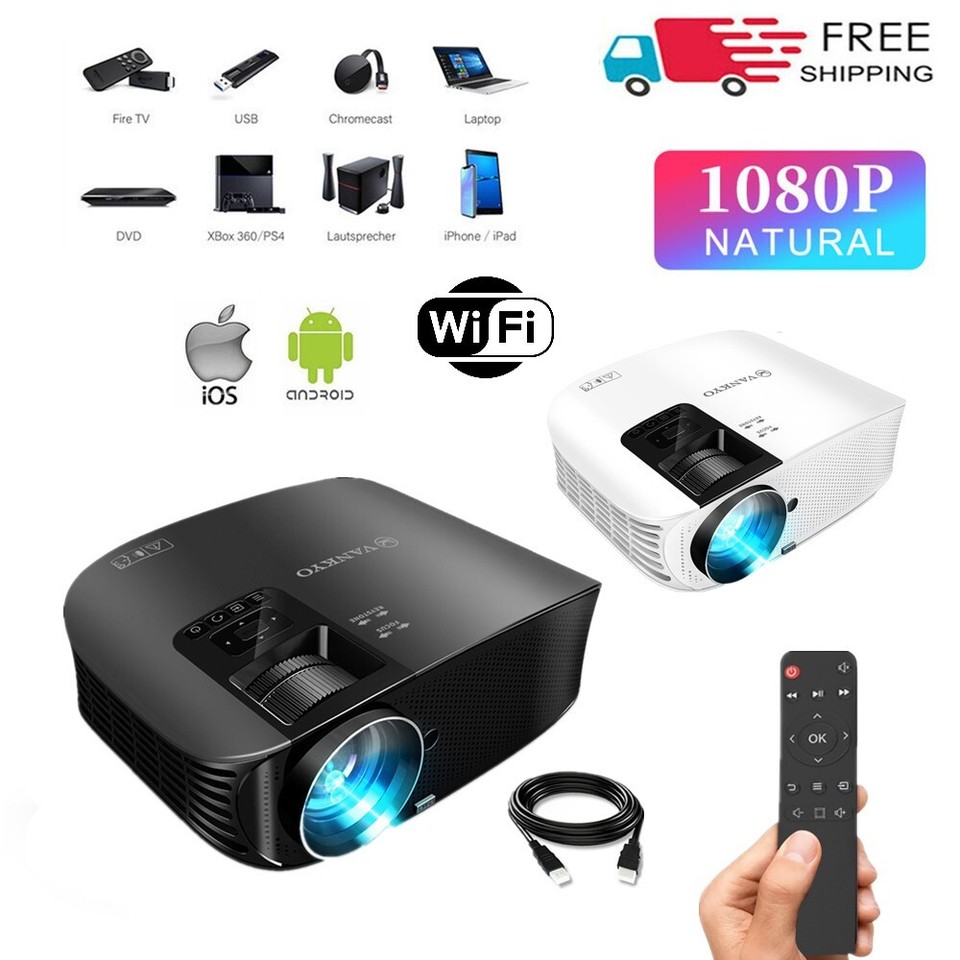 VANKYO Portable 5G/2.4GHz WiFi Video Projector Home Theater Cinema ...