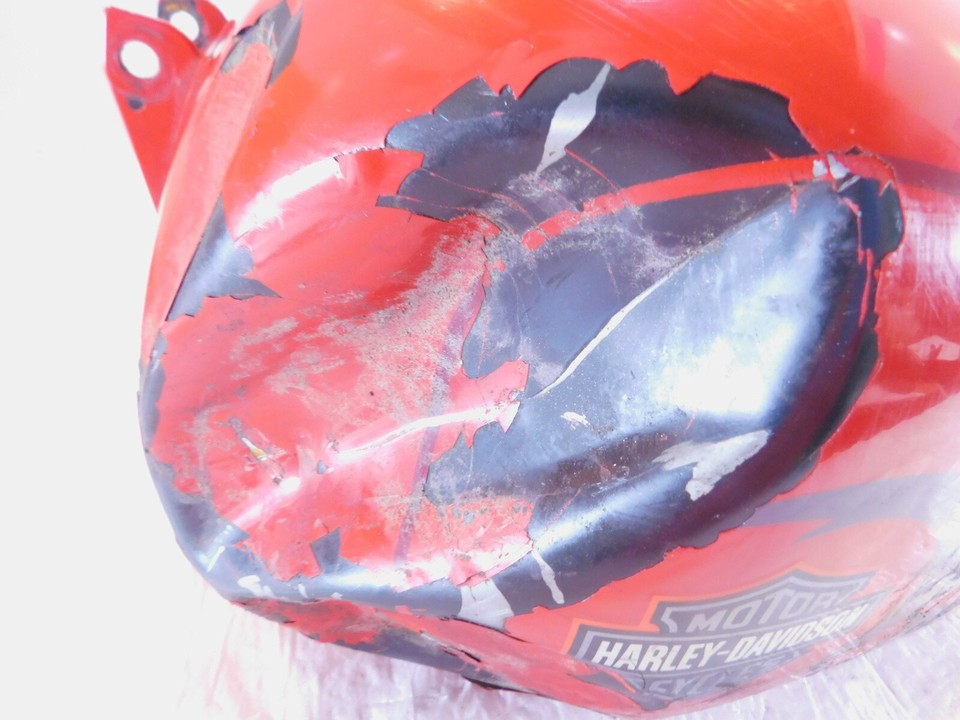 2002 Harley Davidson Dyna FXDWG Wide Glide Red Fuel Gas Petrol Tank ...