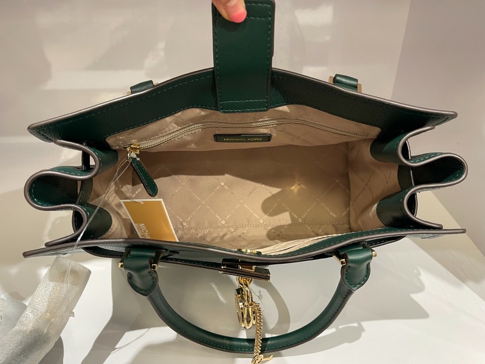 MICHAEL KORS HAMILTON MEDIUM SATCHEL SHOULDER CROSSBODY BAG | eBay