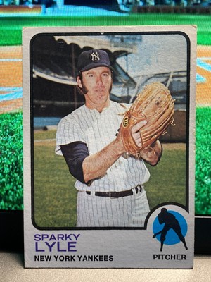 1973 Topps #394 Sparky Lyle Baseball Card New York NY Yankees MLB | eBay