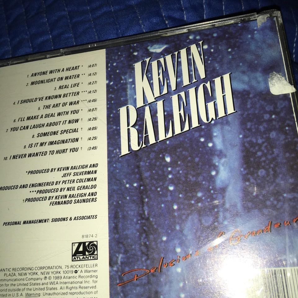 Delusions of Grandeur by Kevin Raleigh (CD, Jul-1989, Atlantic ...