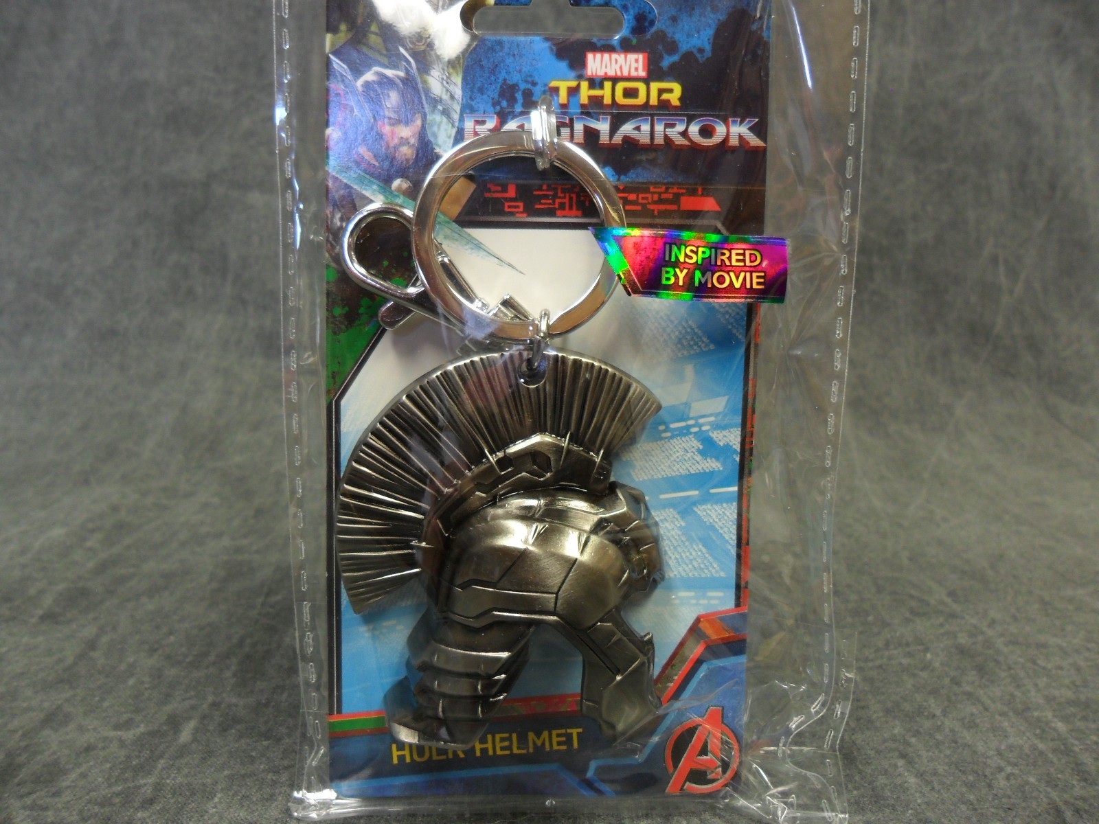 Thor Ragnarok NEW * Hulk Helmet Pewter Keychain * Marvel Comics Key ...